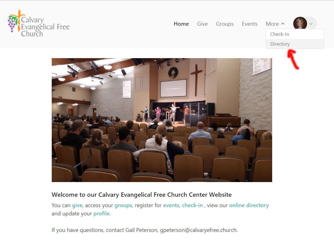 Opt-in to Online Church Directory - Calvary Evangelical Free Church